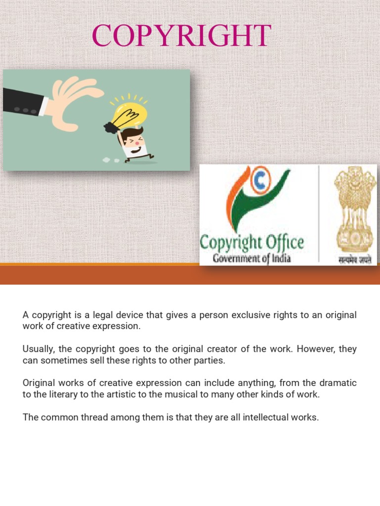 Copyright Presentation (Students) | PDF | Copyright | Copyright Infringement