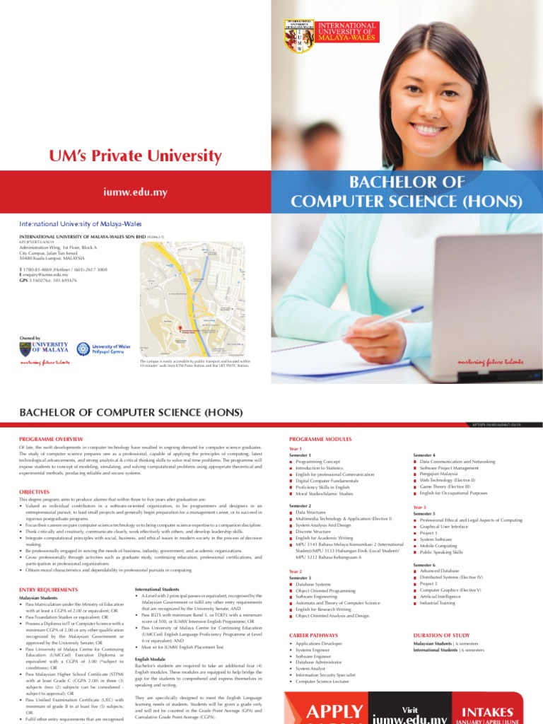 Brochure BSC Computer Science | PDF | Computer Science | Computing