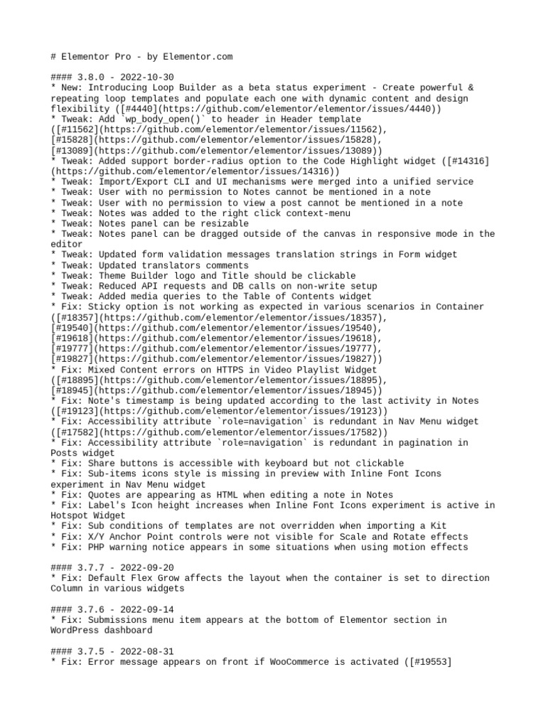 Changelog | PDF | Page Layout | Icon (Computing)