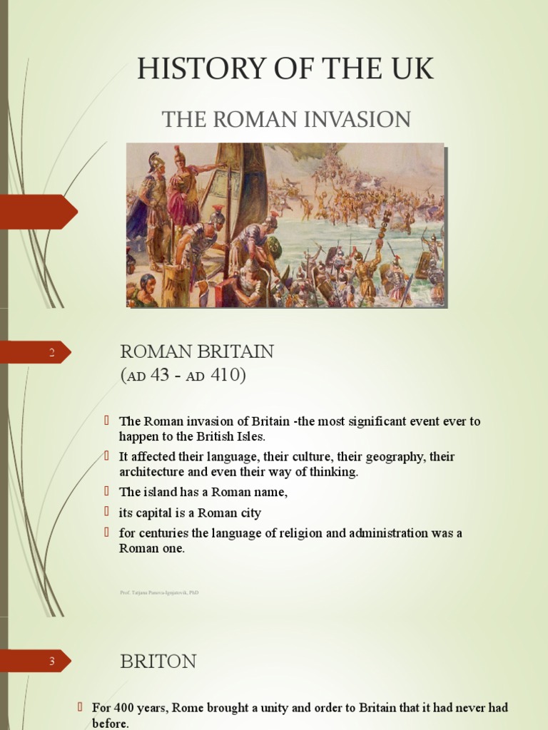 Roman Invasion of Britain Overview | PDF