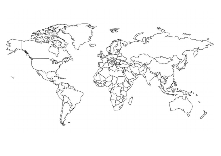 Blind Map of The World | PDF