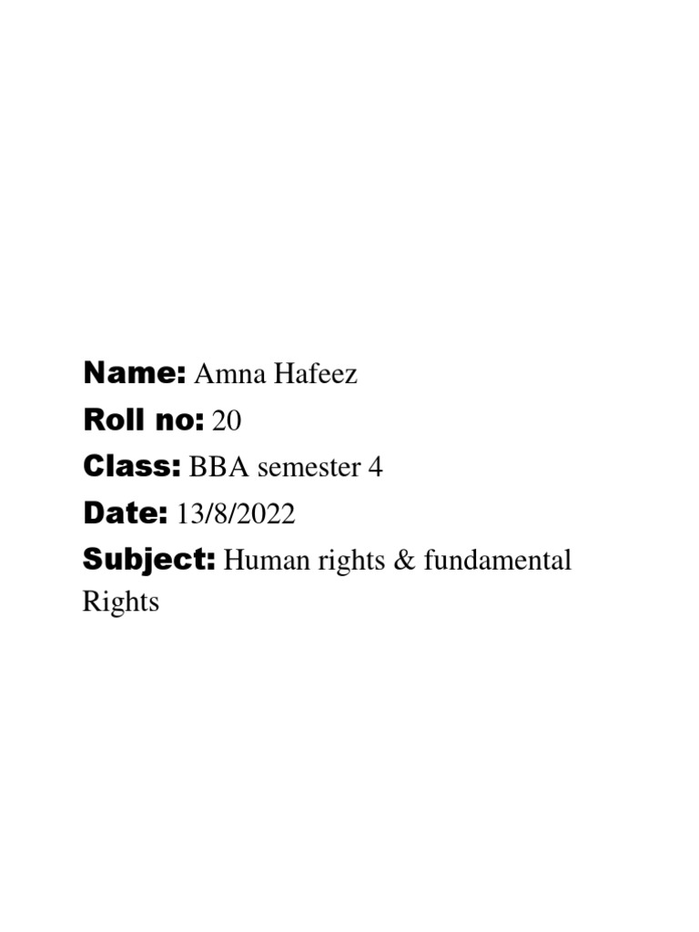History of Human Rights | PDF | Human Rights | Rights