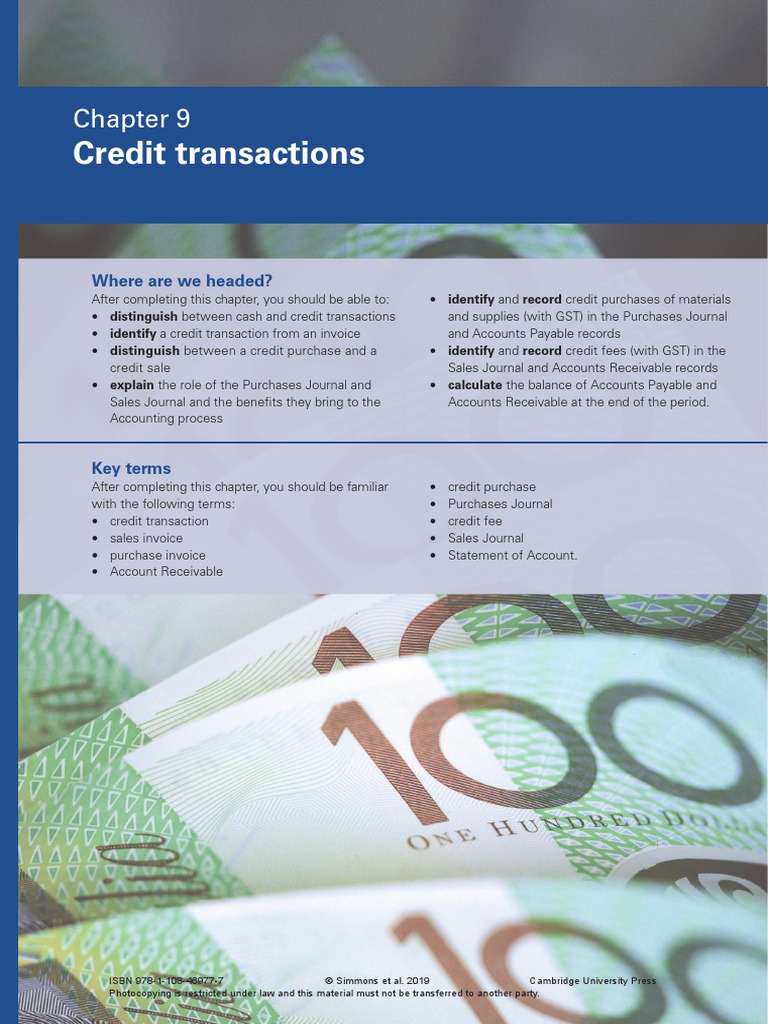 Accounting12 3ed Ch09 | PDF | Debits And Credits | Invoice