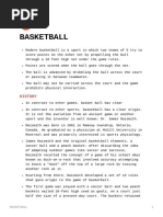 Basketball Terminology & Definitions | PDF | Basketball Positions ...