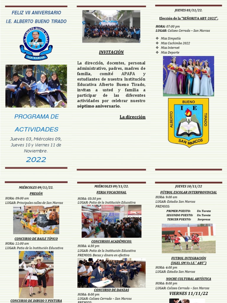 Programa Aniversario Abt 2022 | PDF