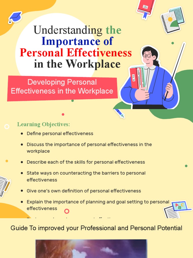 Personal Effectiveness Skills and Goal Setting | PDF | Goal | Goal Setting