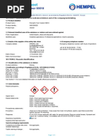 Spic and Span Disinfectant Cleaner SDS | PDF | Occupational Safety And ...