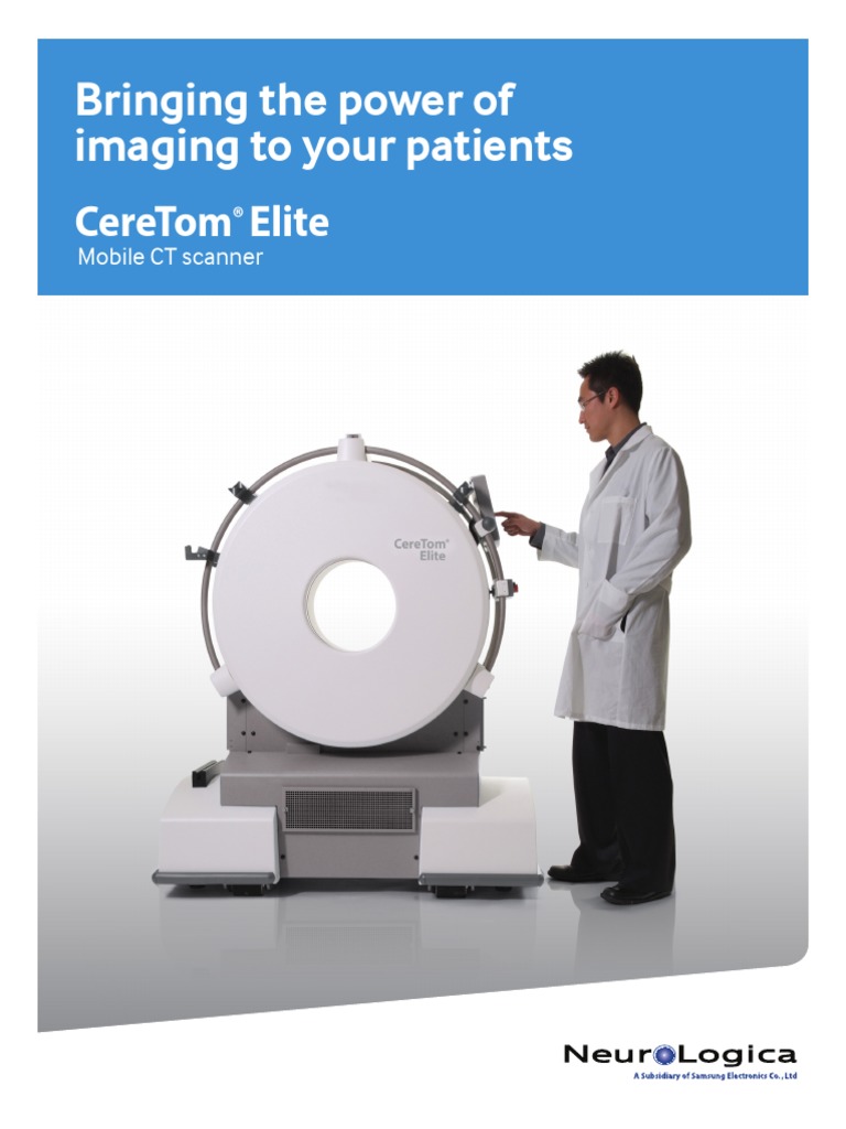 CereTom Elite Brochure Rev06 | PDF | Medical Imaging | Ct Scan