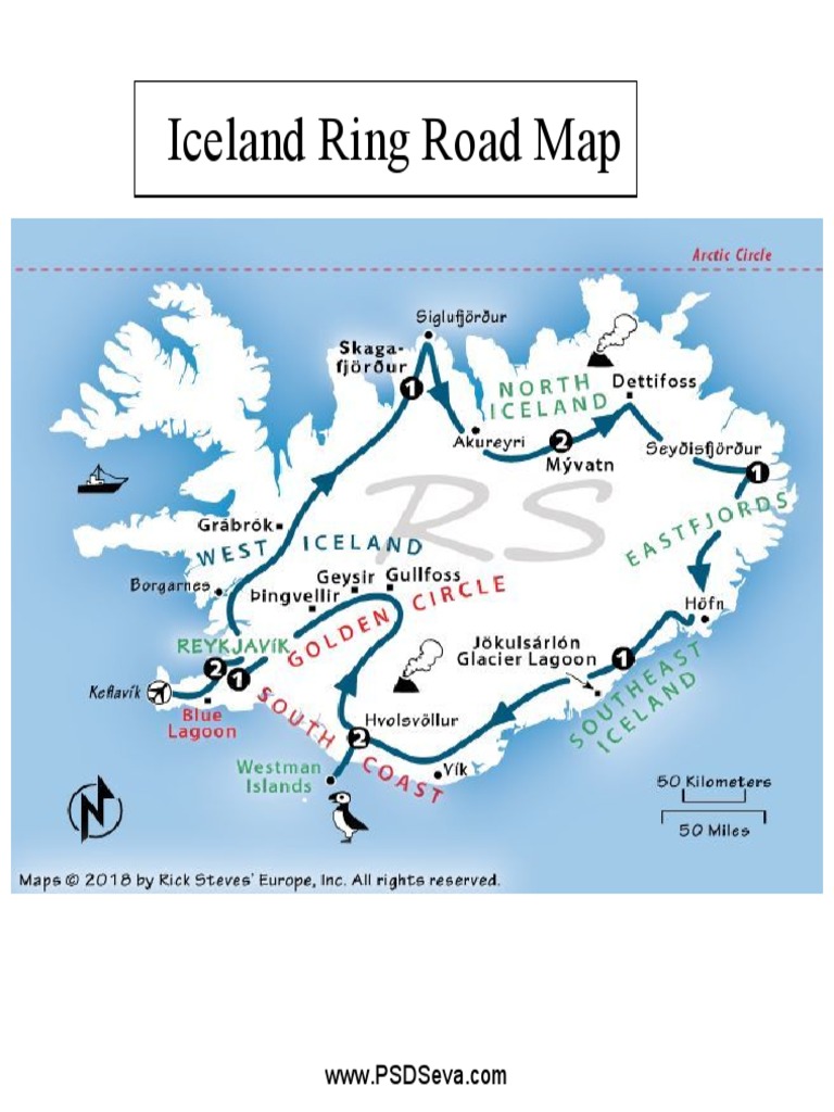 Iceland Ring Road Map | PDF