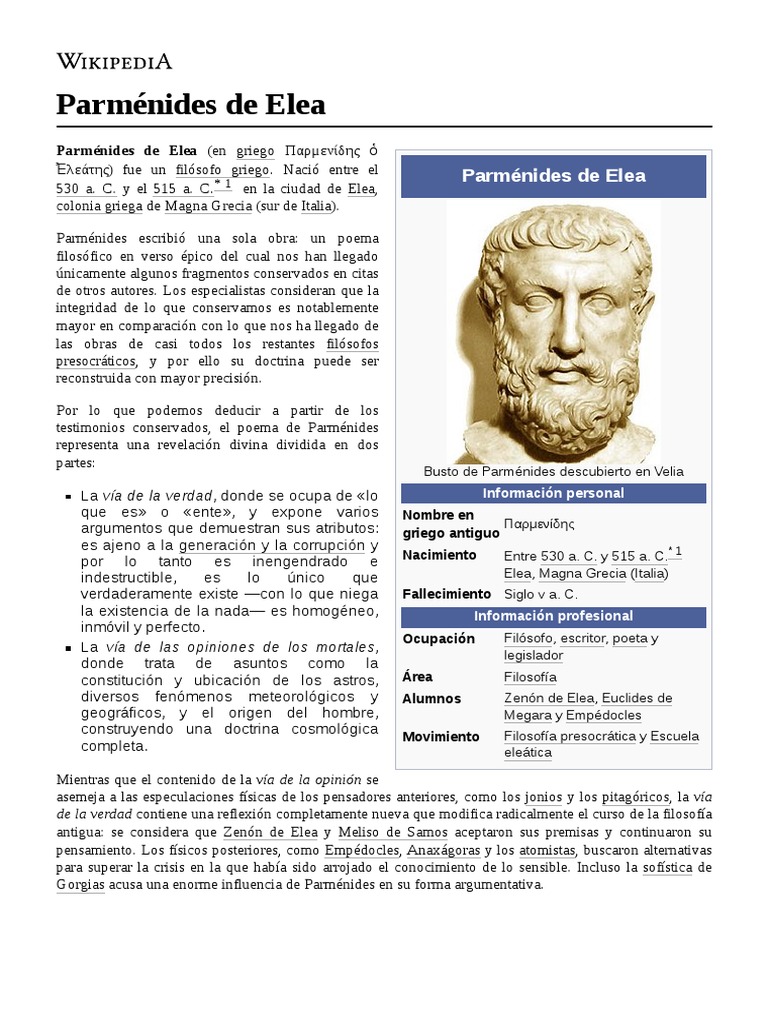 Parménides_de_Elea | PDF