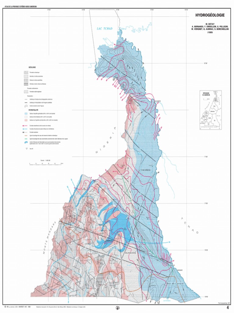 La Carte Hydrographique Du Cameroun | PDF