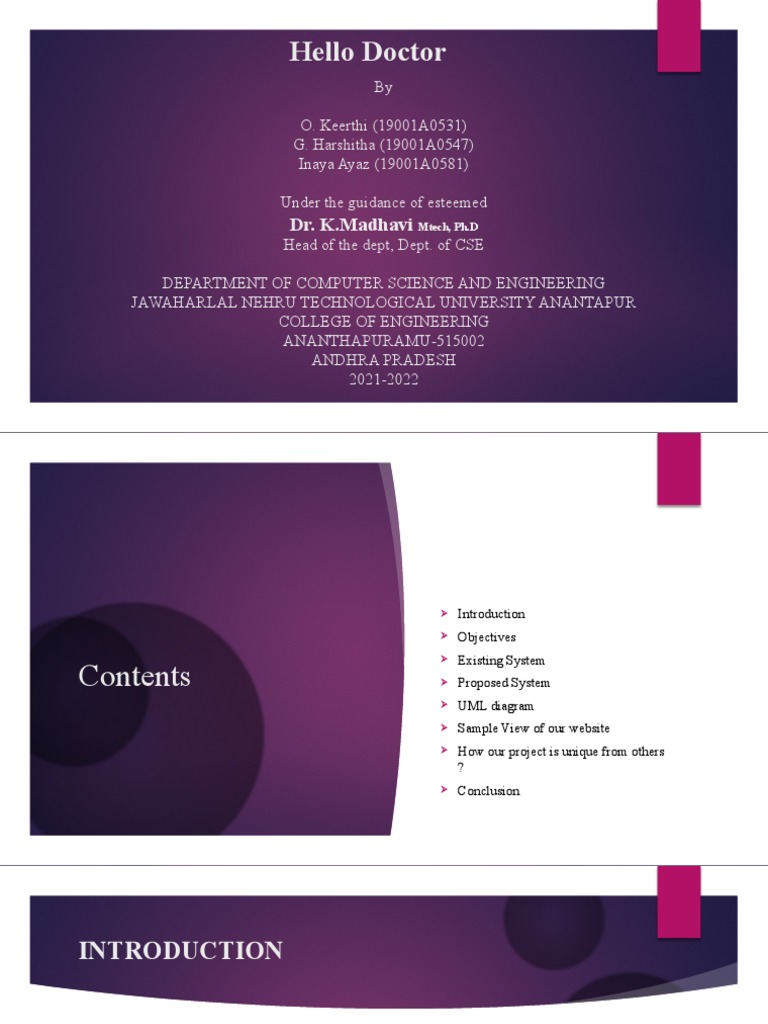 Hello Doctor | PDF | Databases | Patient