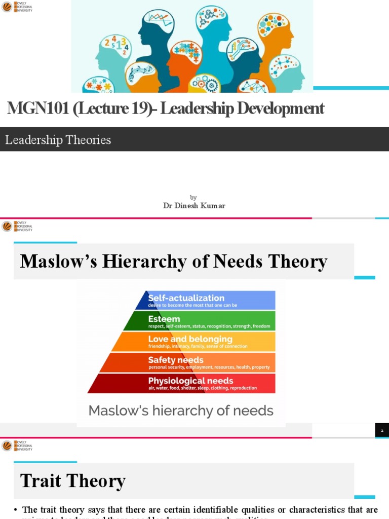 Lect21-23 MGN101 - Theories | PDF | Leadership | Motivational