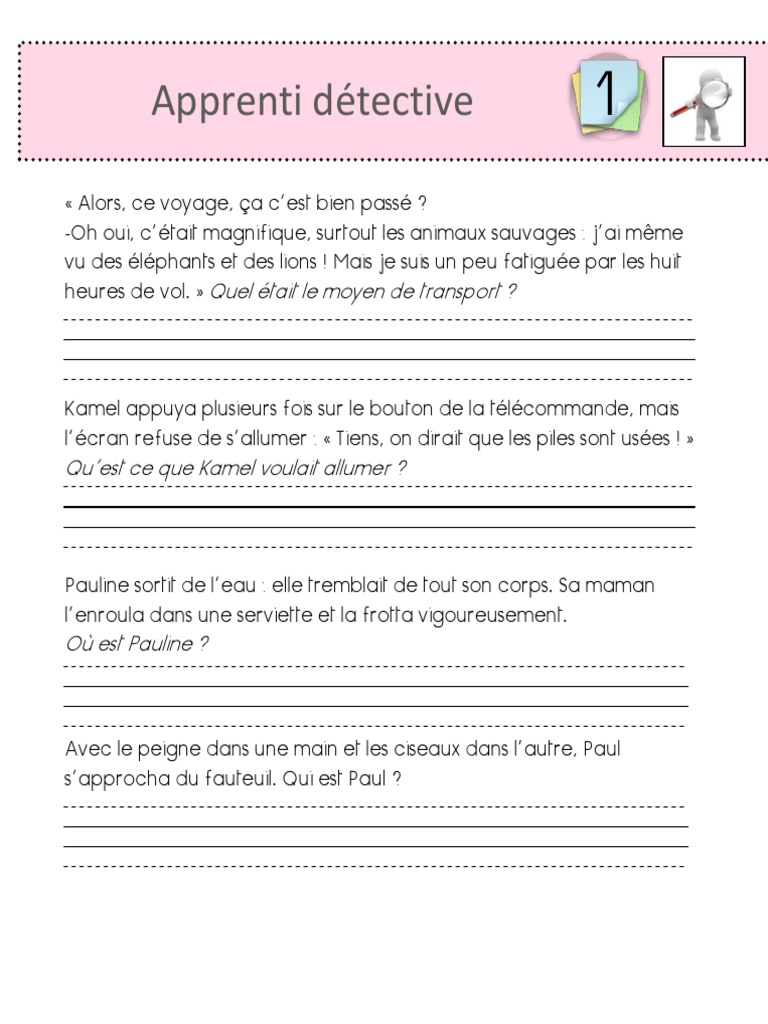 Apprenti Détective | PDF