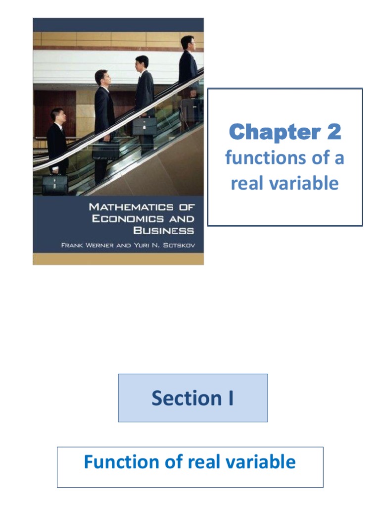 Chapter 2 Functions Of Real Variables 2020 2021 Pdf Function 5079