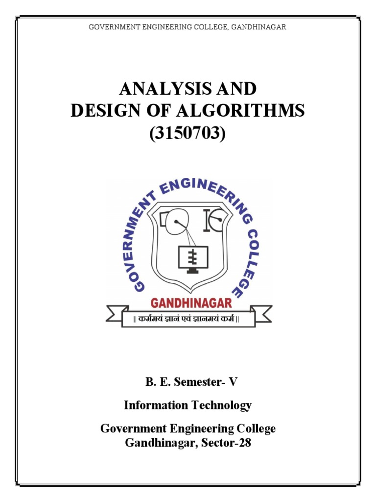 ADA Laboratory Manual - B.E. 5th Sem | PDF