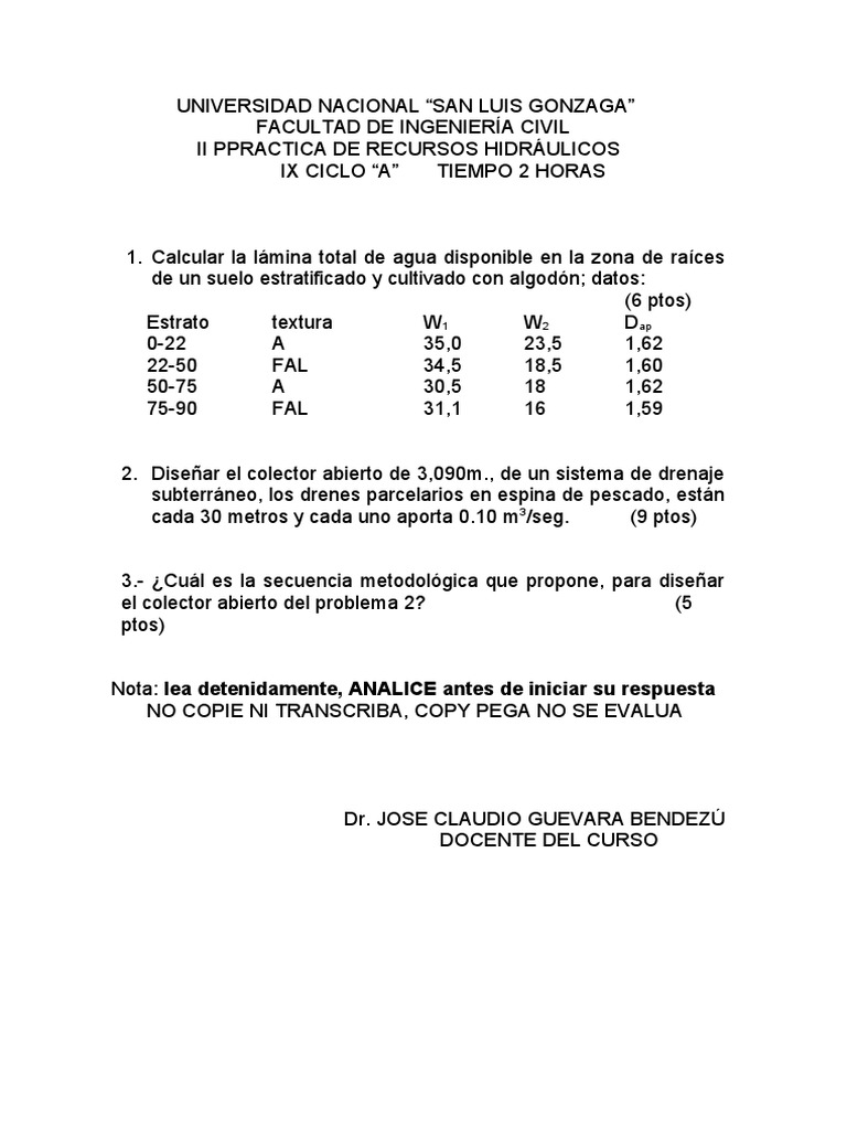 Examen de Recursos | PDF | Ciencia y matemáticas