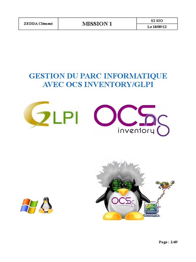 Gestion Du Parc Informatique Avec Ocs Inventory - Glpi | PDF | Serveur proxy | Serveur ...