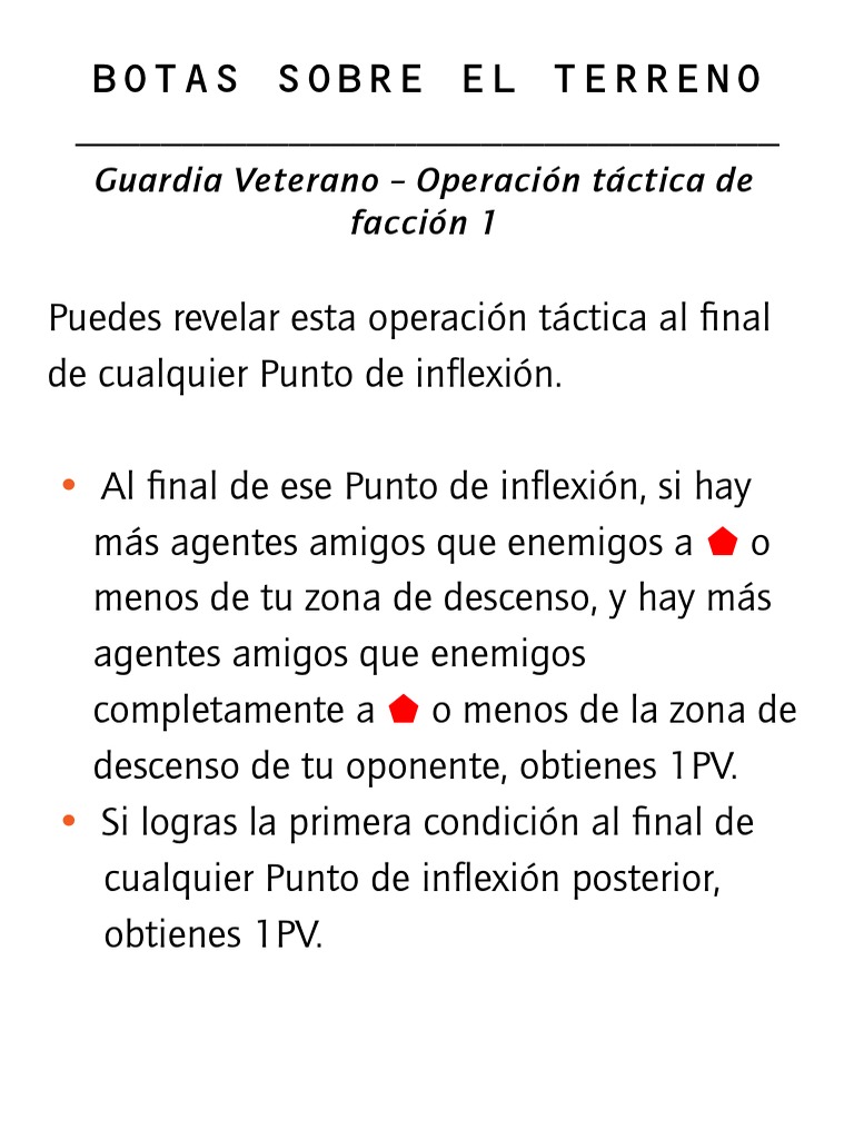 Operaciones Tácticas en Kill Team | PDF