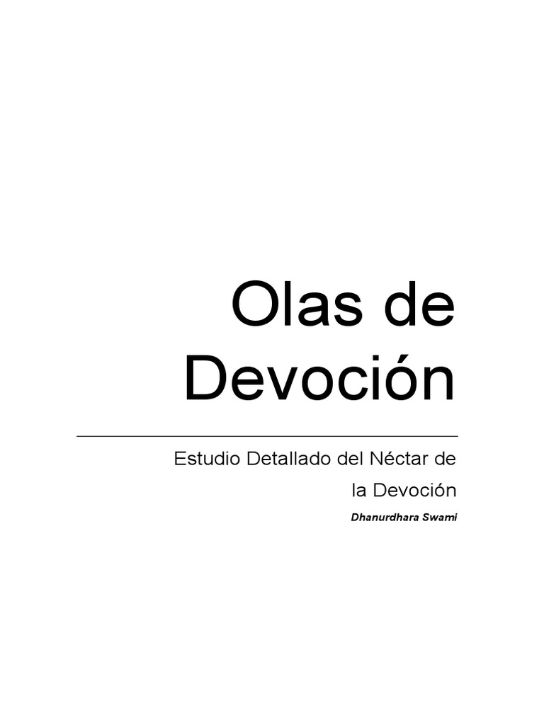 Olas de Devocion Completo | PDF | Amor | Gurú