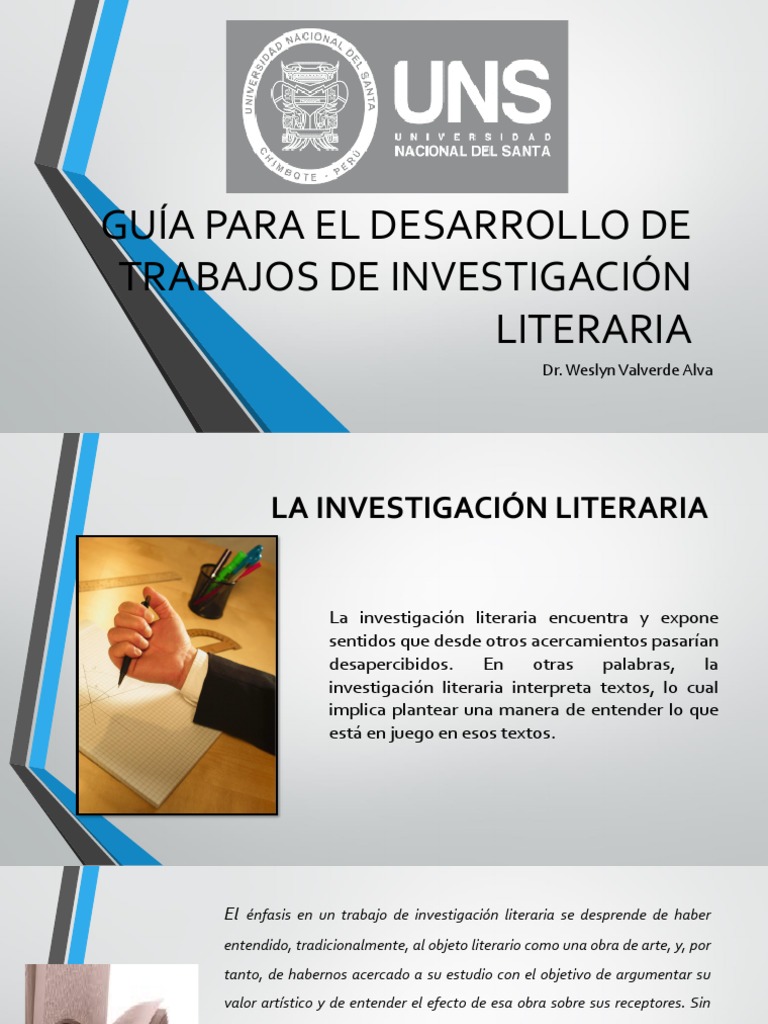 Trabajo de Investigación Literaria - Dr. Weslyn Valverde Alva | PDF | Inteligencia artificial ...
