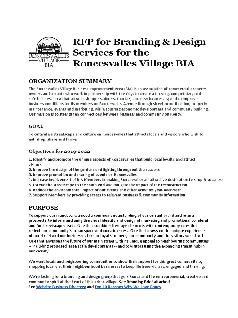 Branding and Design Service Proposal | PDF | Brand | Request For Proposal