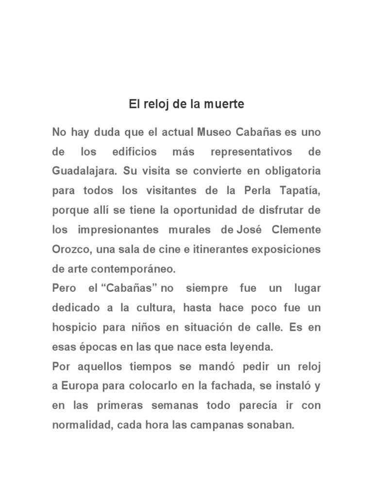 El Reloj de La Muerte | PDF | eucaristía