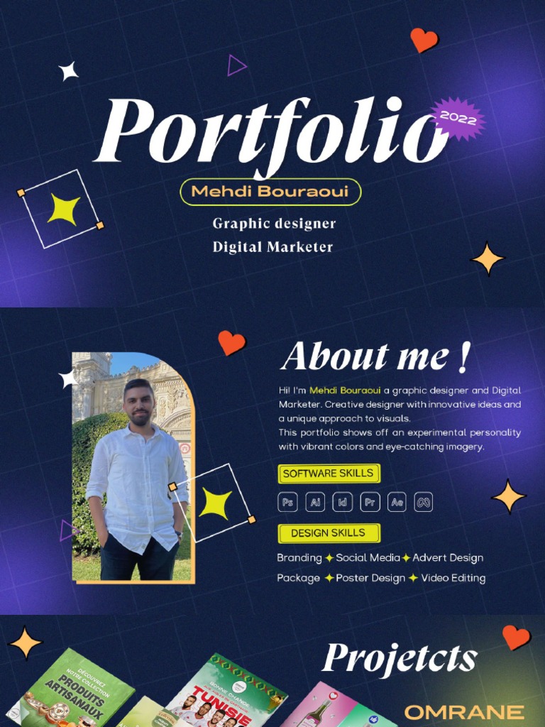 Portfolio Mehdi Bouraoui - Graphic Designer | PDF