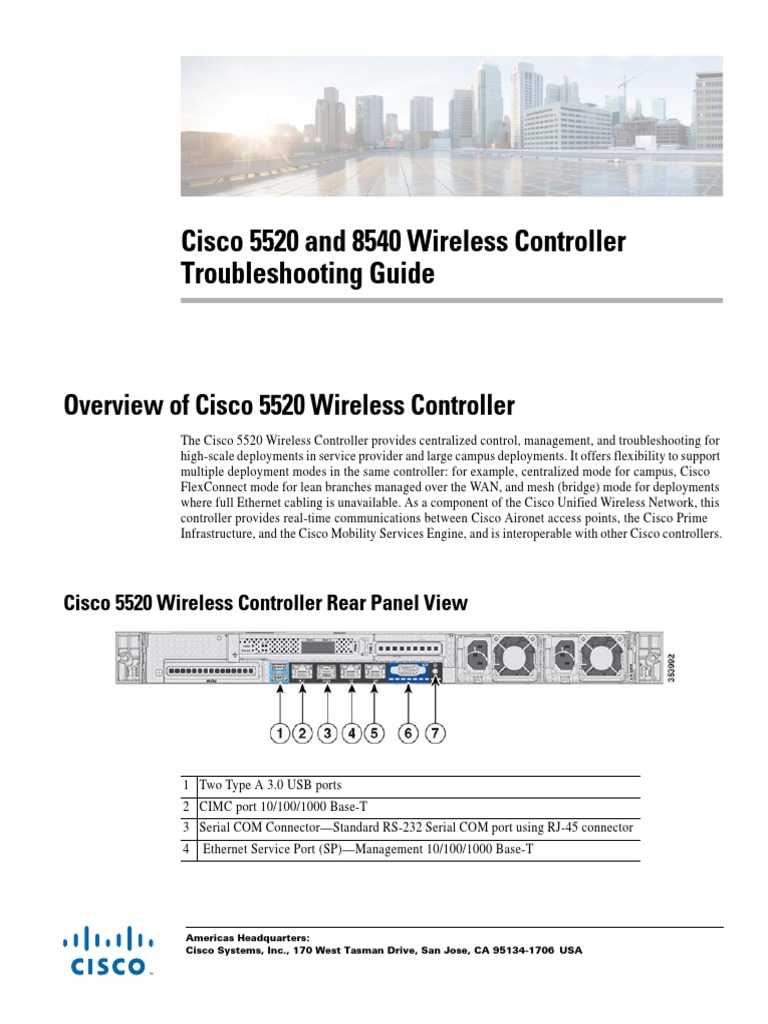 TRB Guide WLC 5520 8540 | PDF | Ip Address | World Wide Web