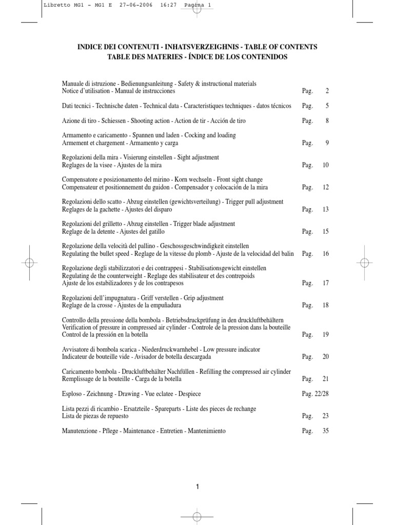 Matchguns MG1 MG1 E | PDF