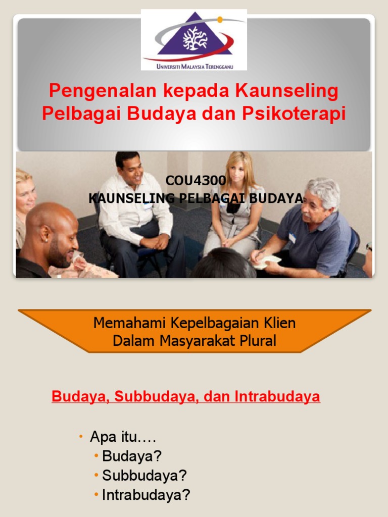 Bab 1.2 Pengenalan Kaunseling Pelbagai Budaya | PDF