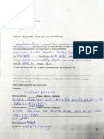 Police Verification Letter | PDF