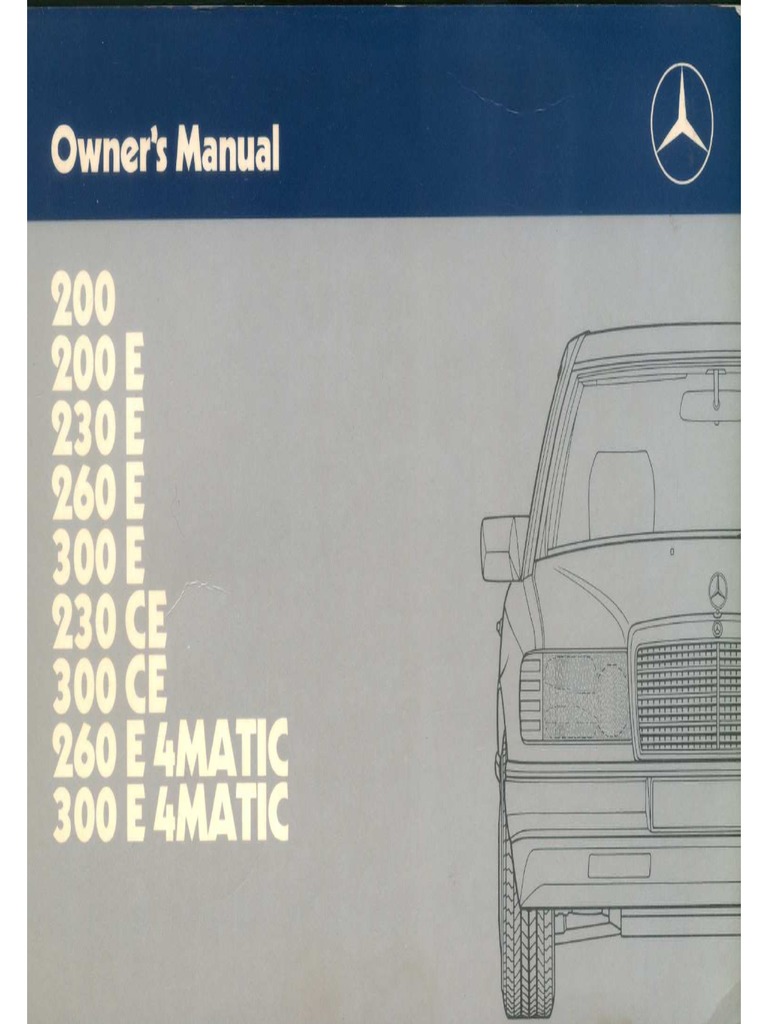 Manual Mercedes 230E | PDF