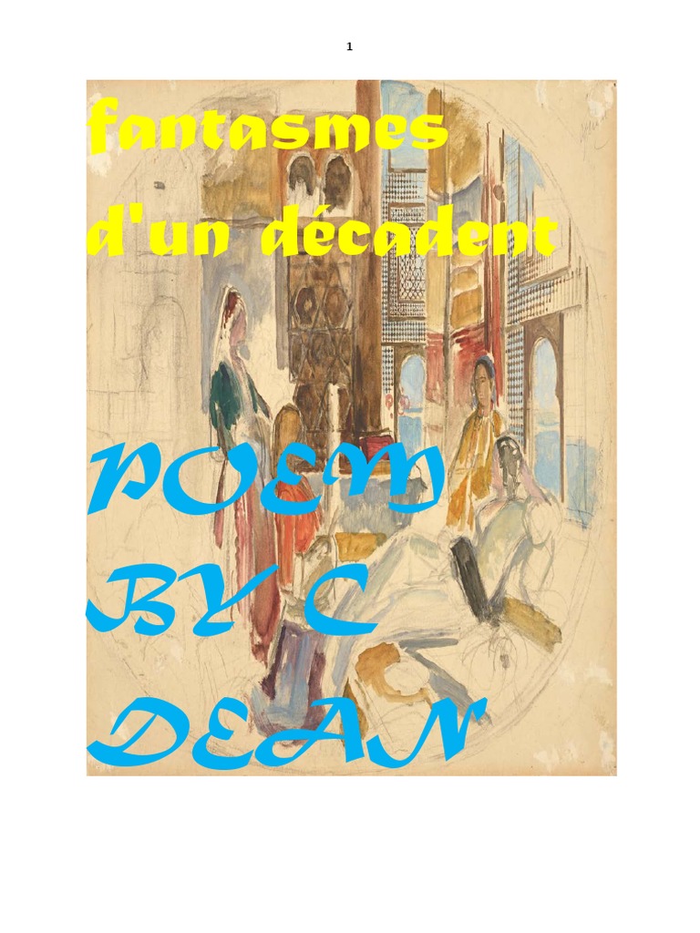 Phantasies of A Decadent-Erotic Poetry | Download Free PDF | Psychology ...