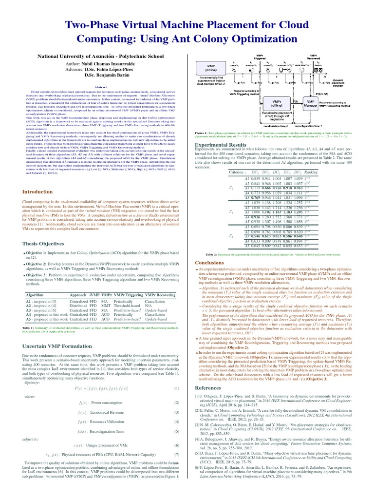 Poster 2020 - Nabil | PDF | Mathematical Optimization | Cloud Computing
