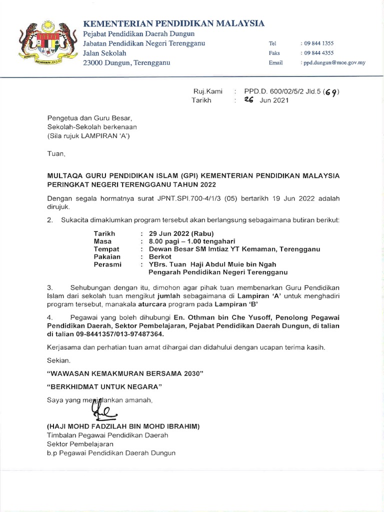 Multaqa Gpi KPM Peringkat NG TRG Tahun 2022 | PDF