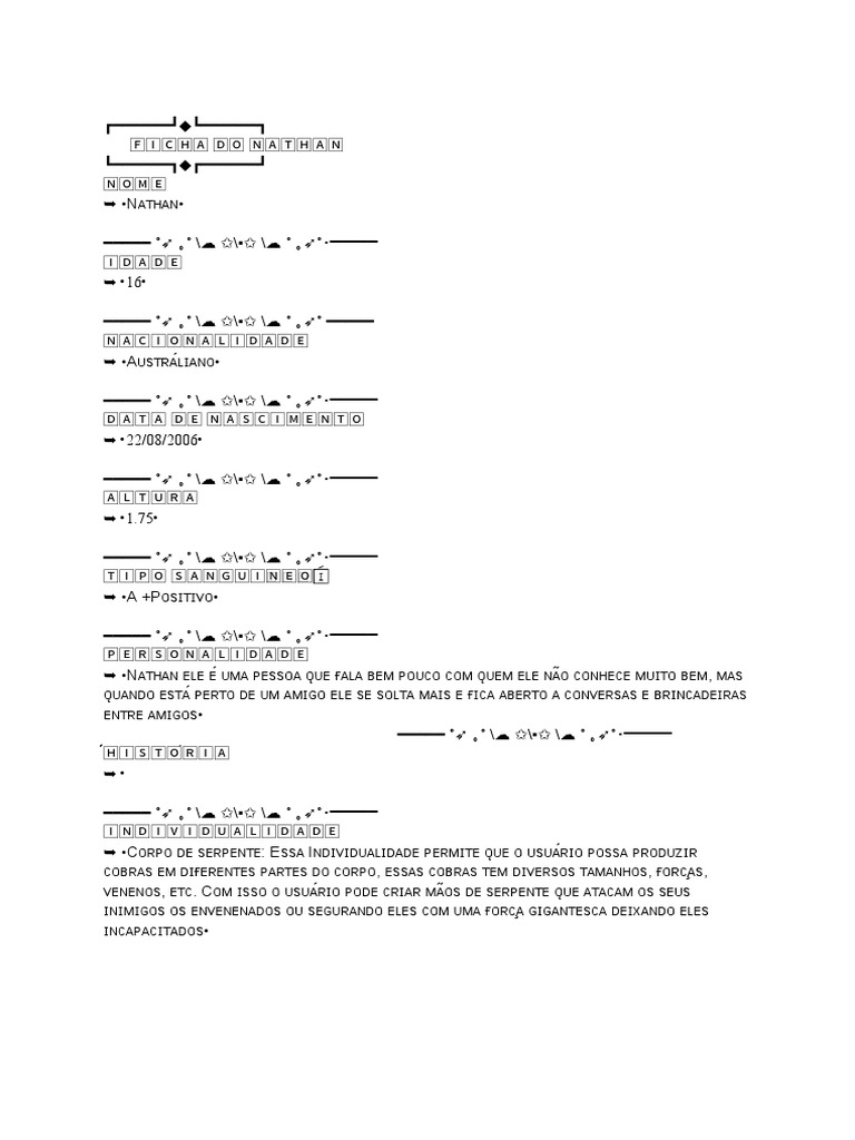 Ficha Nathan 6 | PDF