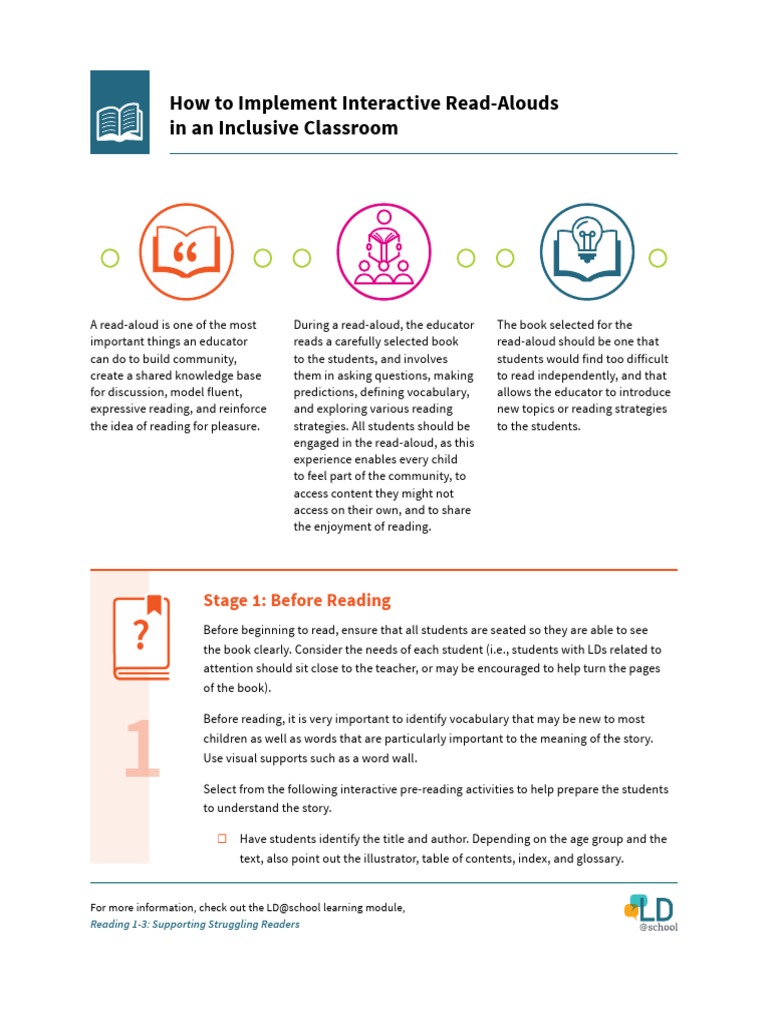 Guiding All Learners Through Interactive Read-Alouds: Strategies for Engaging Students at Each ...