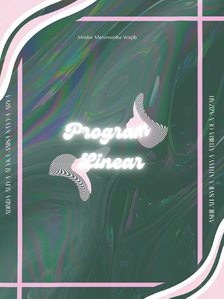 Program Linear dan Model Matematika | PDF