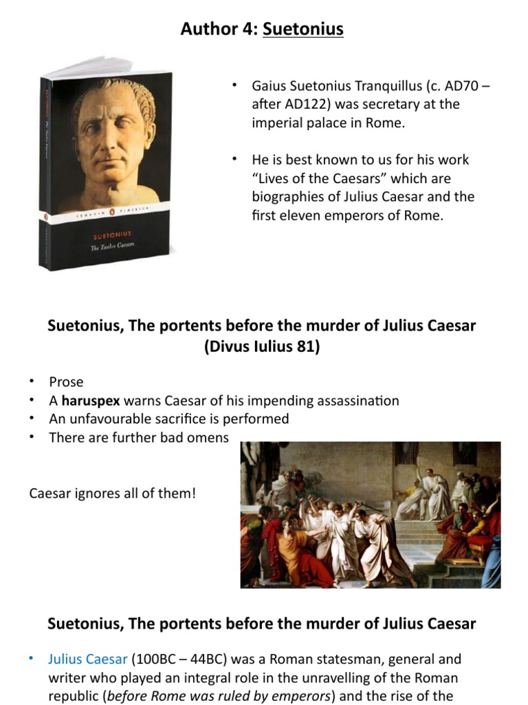 Suetonius Introduction 2022 | PDF | Julius Caesar | Suetonius