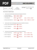 Gas Volume Calculations for GCSE | PDF