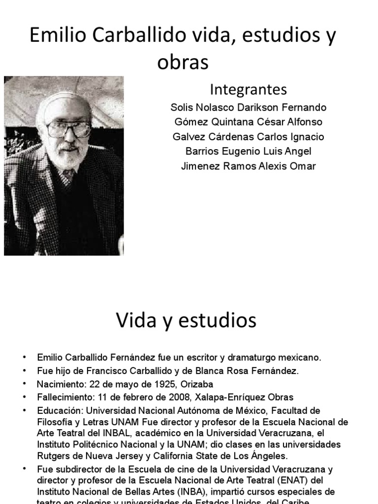 Emilio Carballido | PDF