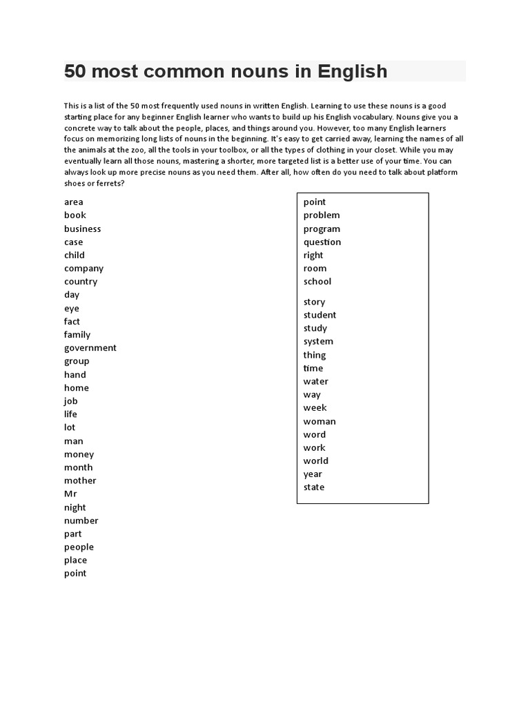 Vocabulary | PDF | English Language | Vocabulary