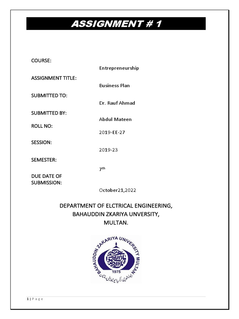 My Entrepreneurship Assignment | PDF | Home Automation | Automation My Entrepreneurship Assignment | PDF | Home Automation | Automation
