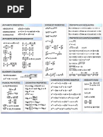 Math Formula Sheet GMAT | PDF