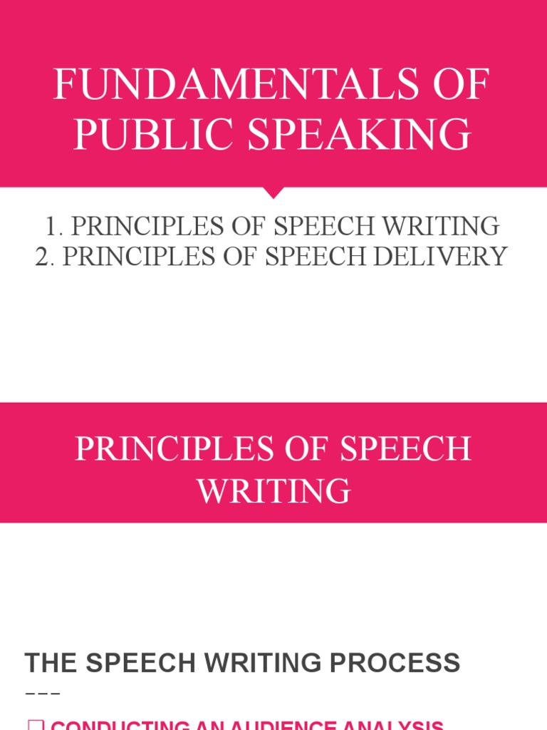 Public Speaking Essentials Guide | PDF | Public Speaking | Persuasion