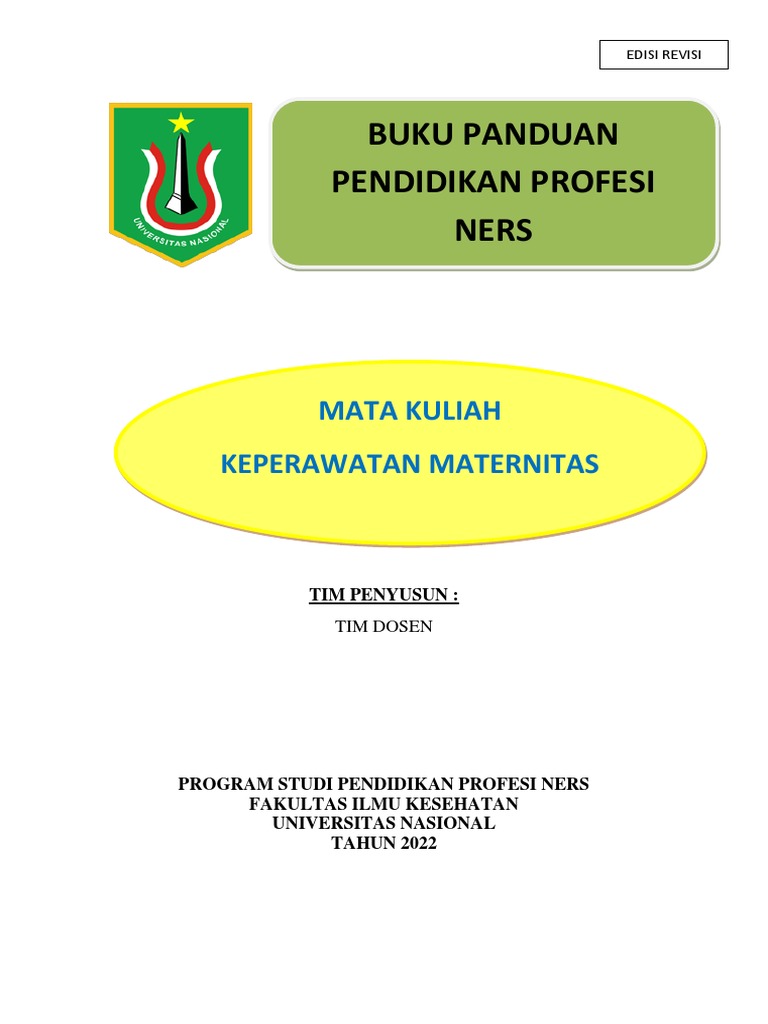 Buku Panduan Ners-Maternitas 2022 - Rev1 | PDF