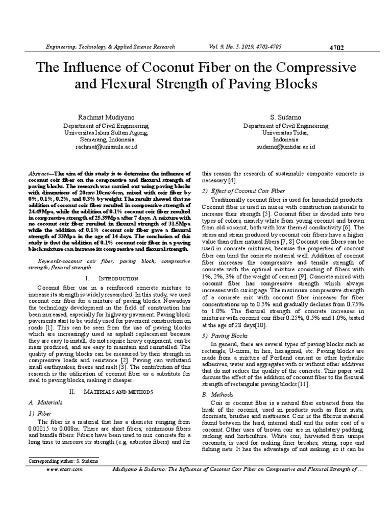 Coir Block | PDF | Concrete | Composite Material