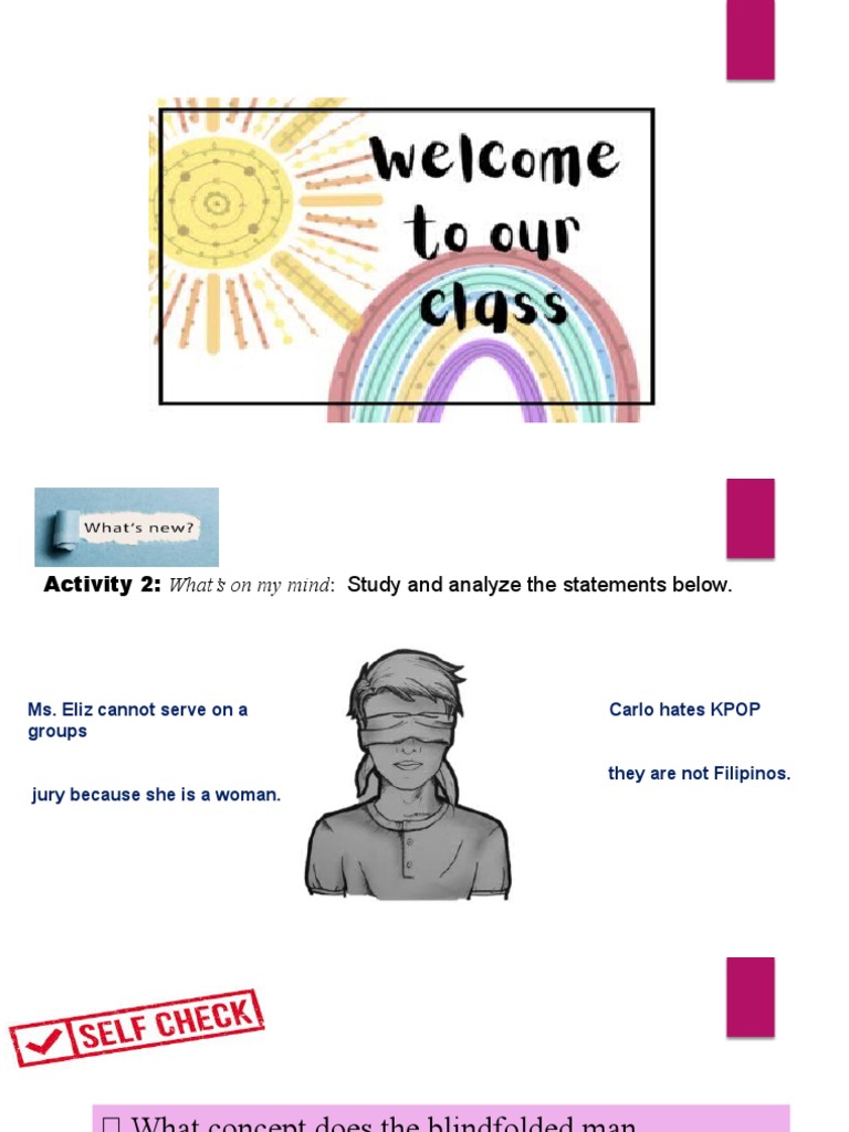 q3 Week 1.1. Recognizing Prejudices | PDF | Prejudices | Stereotypes