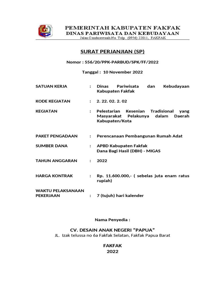 Cover Sp Perencanaan Pembangunan Rumah Adat Pdf